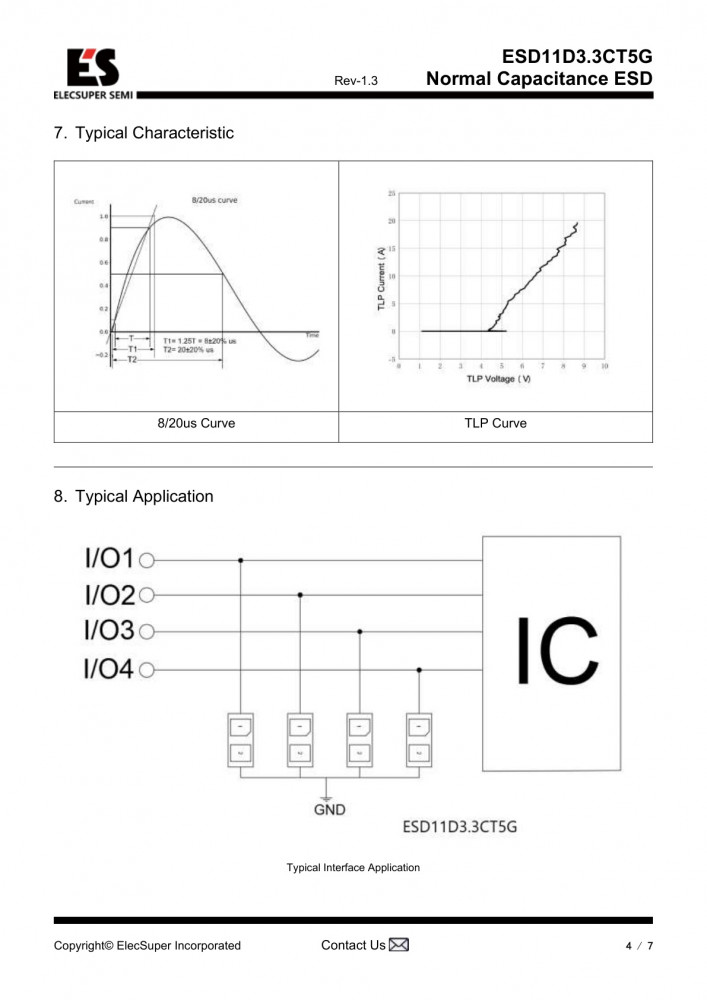 ESD11D3.3CT5G datasheet page 4