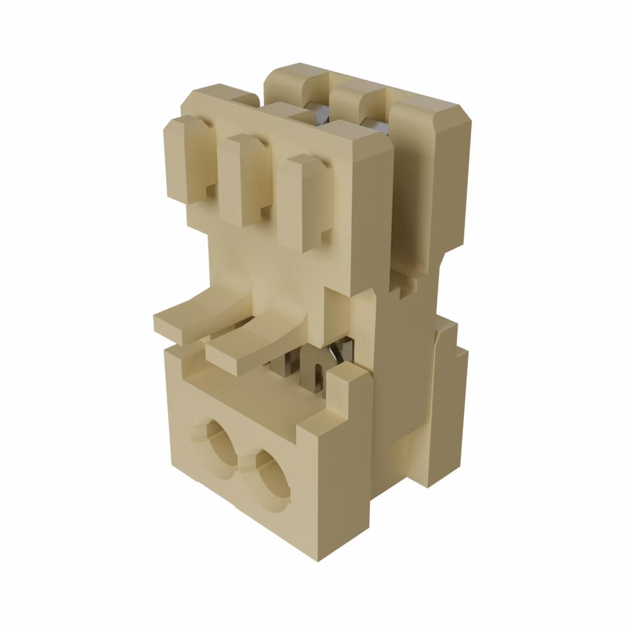 Appli-Mate RAST 2.5 IDT Connector, 2.50mm Pitch, Direct/Indirect, Female, Beaded Terminal, 2 Circuits, All Position Keys, Open Endwalls for sale