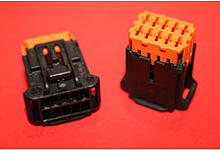 NSCC Unsealed Female Housing, 10 Circuits, Dual Row, Gray, Version 1 without Ear for sale