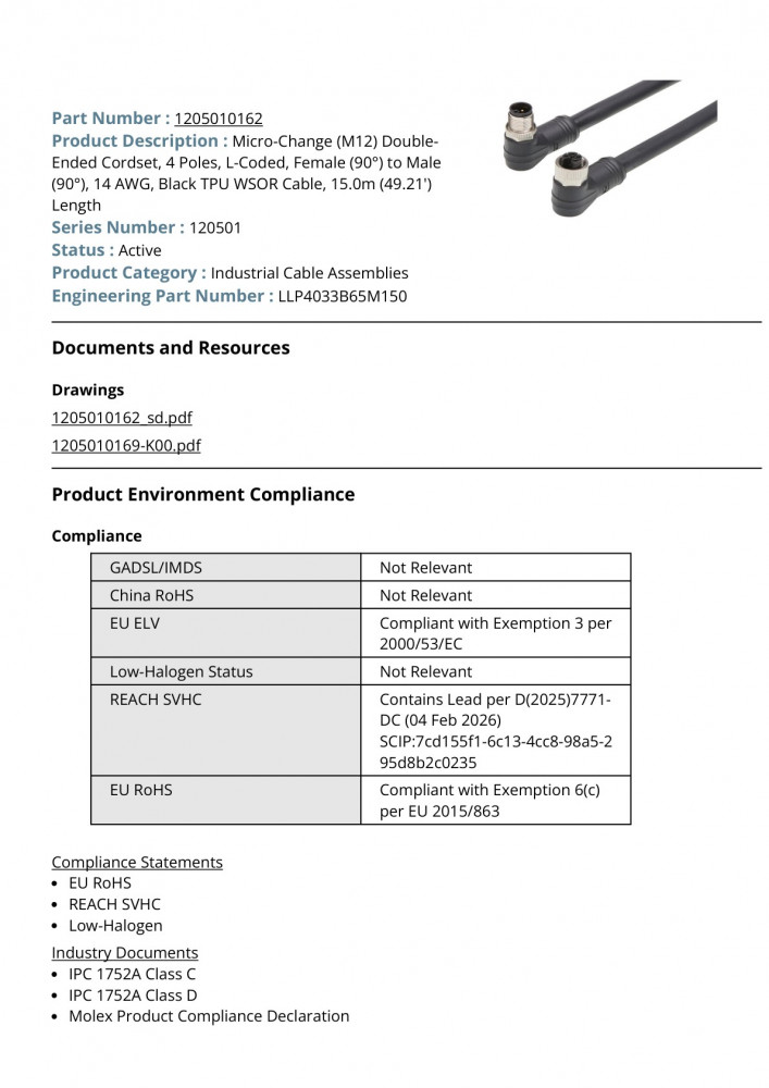 Molex packaging document image 1