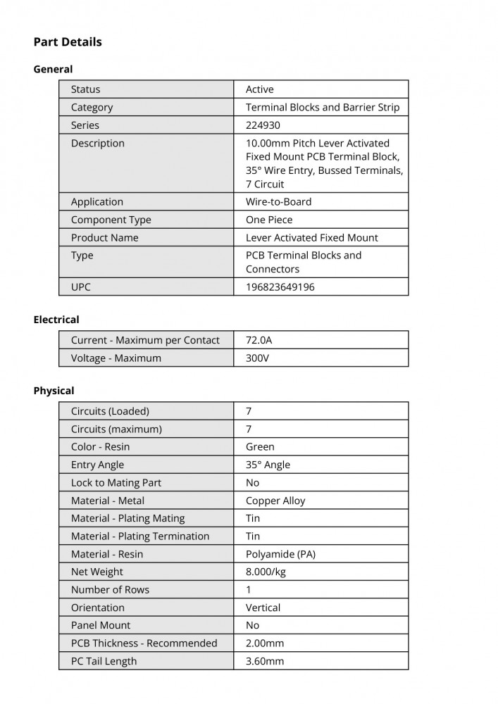 MOLEX 2249300007 document page 2