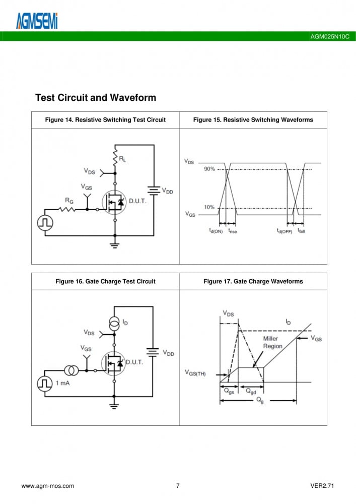 AGM025N10C datasheet page 7