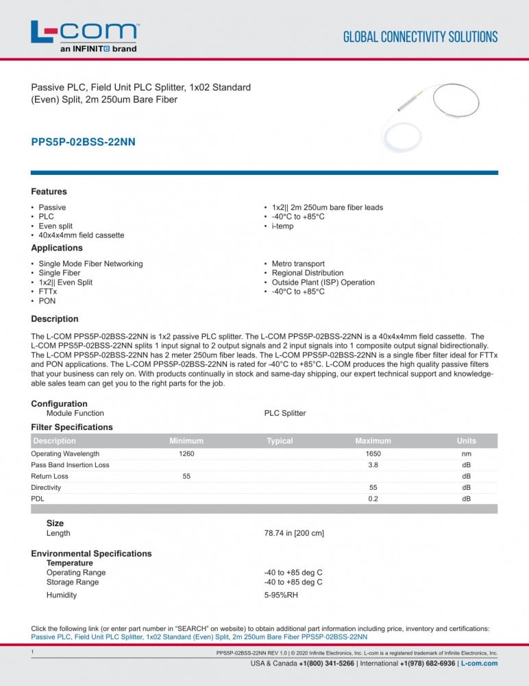 PPS5P-02BSS-22NN product document page 1