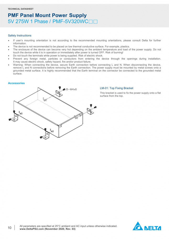 PMF-5V320WCGB technical document page 10