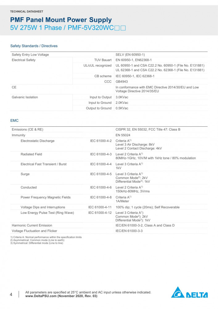 PMF-5V320WCGB technical document page 4
