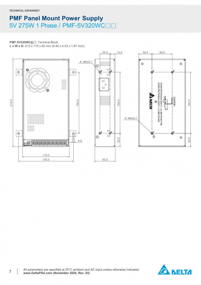 PMF-5V320WCGB technical document page 7