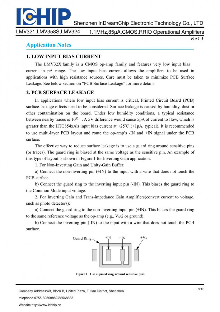 LMV358S datasheet page 8