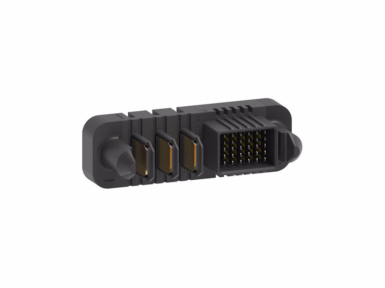 EXTreme Ten60Power Vertical Receptacle with Guides, 3 Split Power Circuits