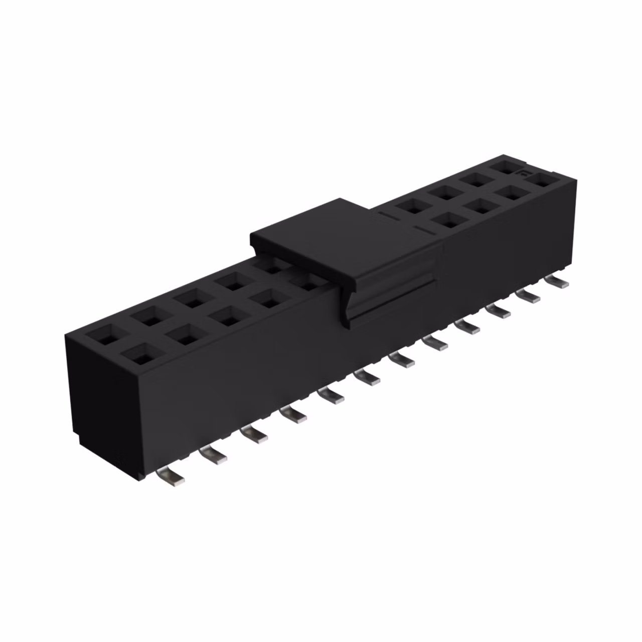 Milli-Grid Receptacle, Surface Mount, Vertical, Top Entry, without Plastic Pegs, without Cap, Tube, 2.50µm Tin (Sn) Plating, 10 Circuits, Lead-Free