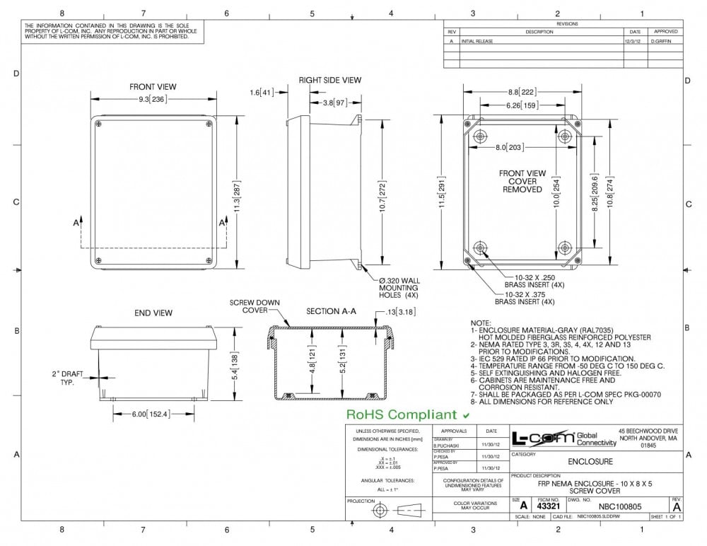 NBC100805 technical document page