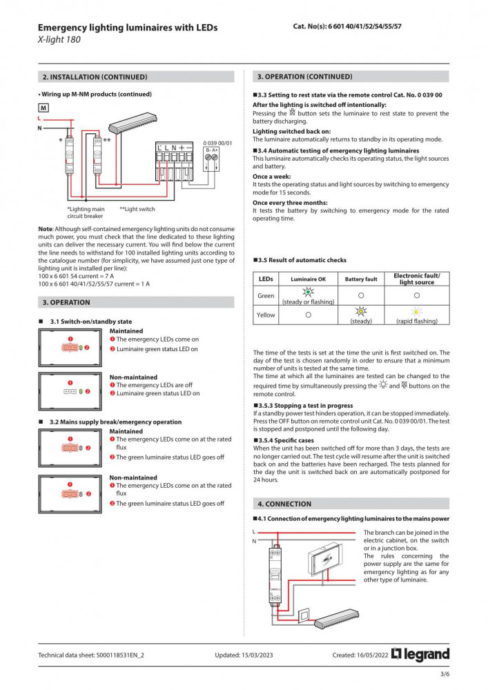 Legrand technical document page 3