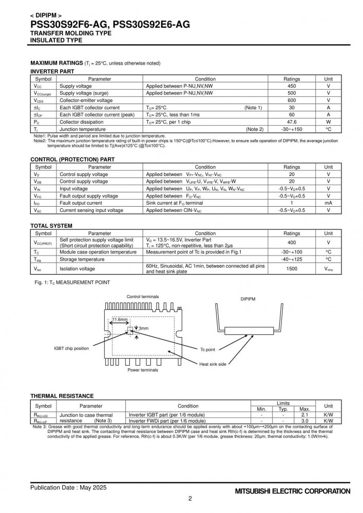 PSS30S92F6-AG datasheet page 2