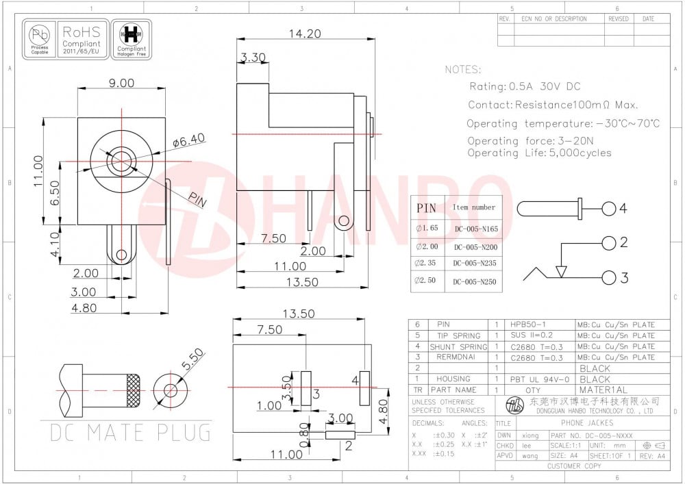 DC-005-N200 technical document