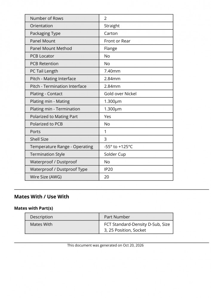 MOLEX 1731140122 technical drawing, page 3