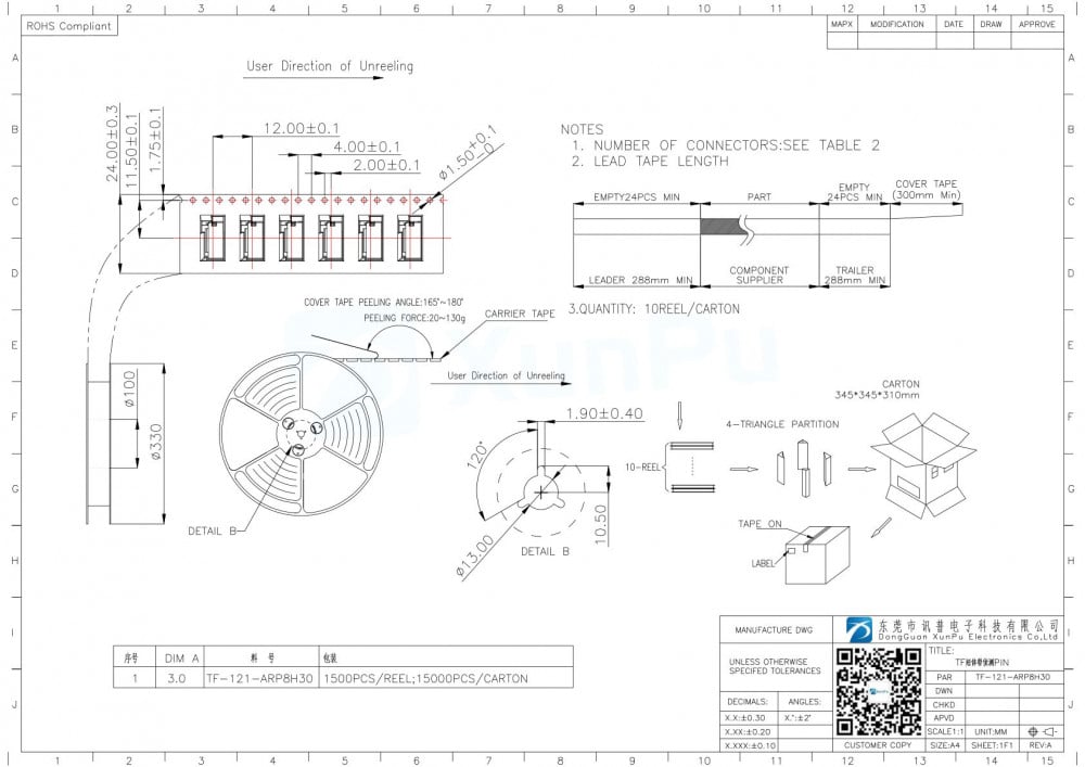 TF-121-ARP8H30 technical drawing page 2