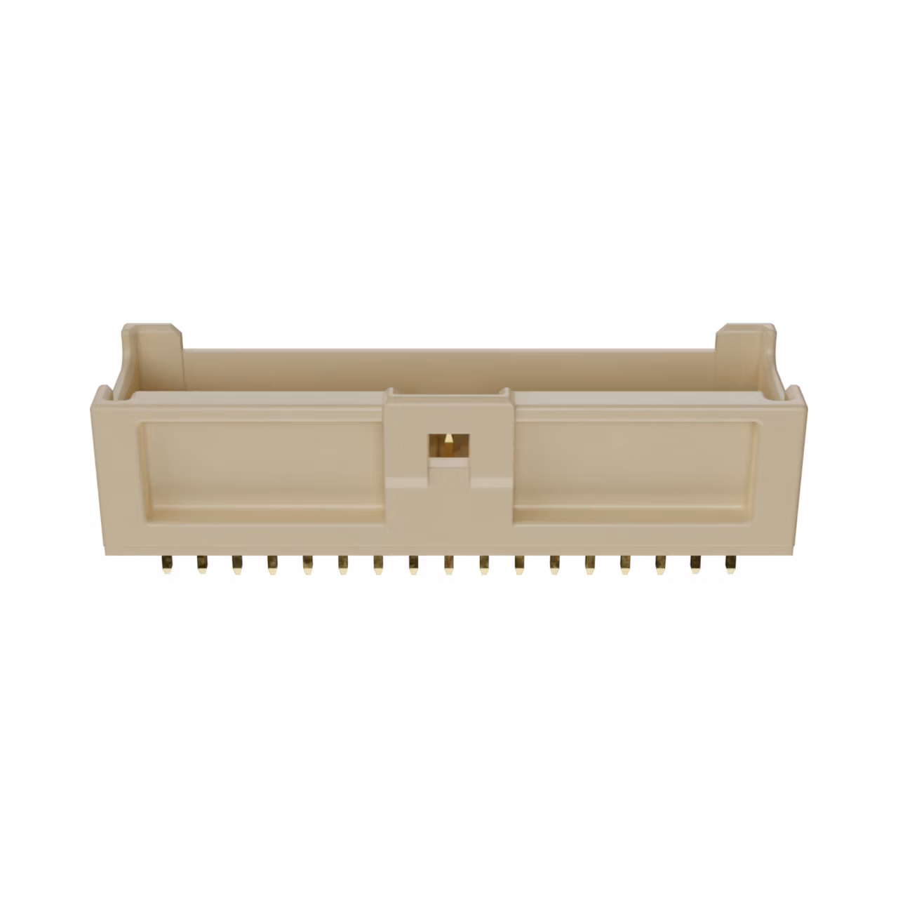 MicroClasp Vertical Header, 2.00mm Pitch, Dual Row, Through Hole, Gold Flash (Au) Plating, 34 Circuits, without PCB Locator for sale