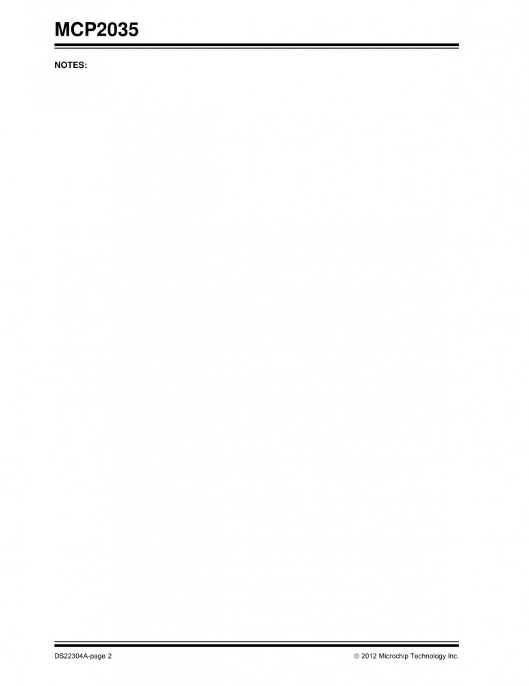 MCP2035 datasheet page 2