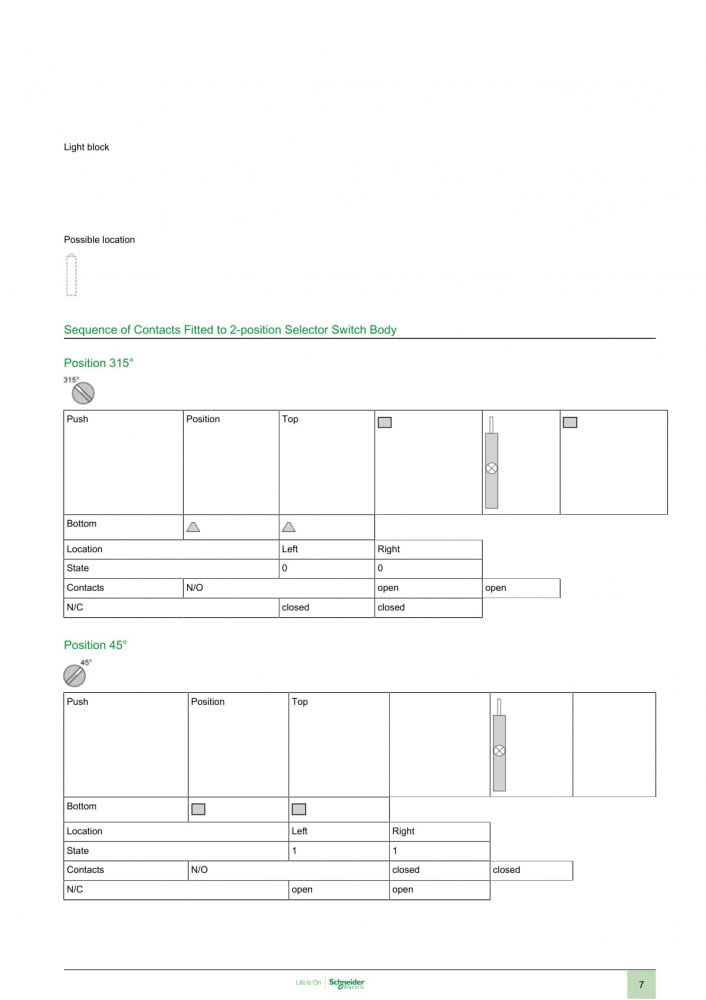XB5FK124B5 technical document page 7