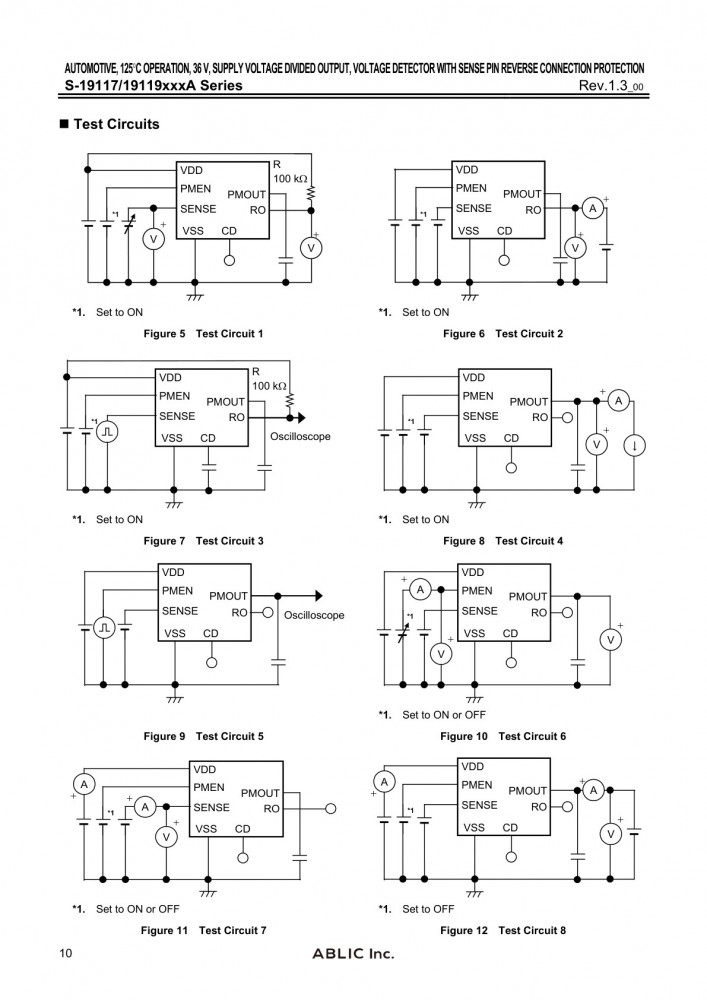ABLIC S-19117/S-19119 datasheet page 10
