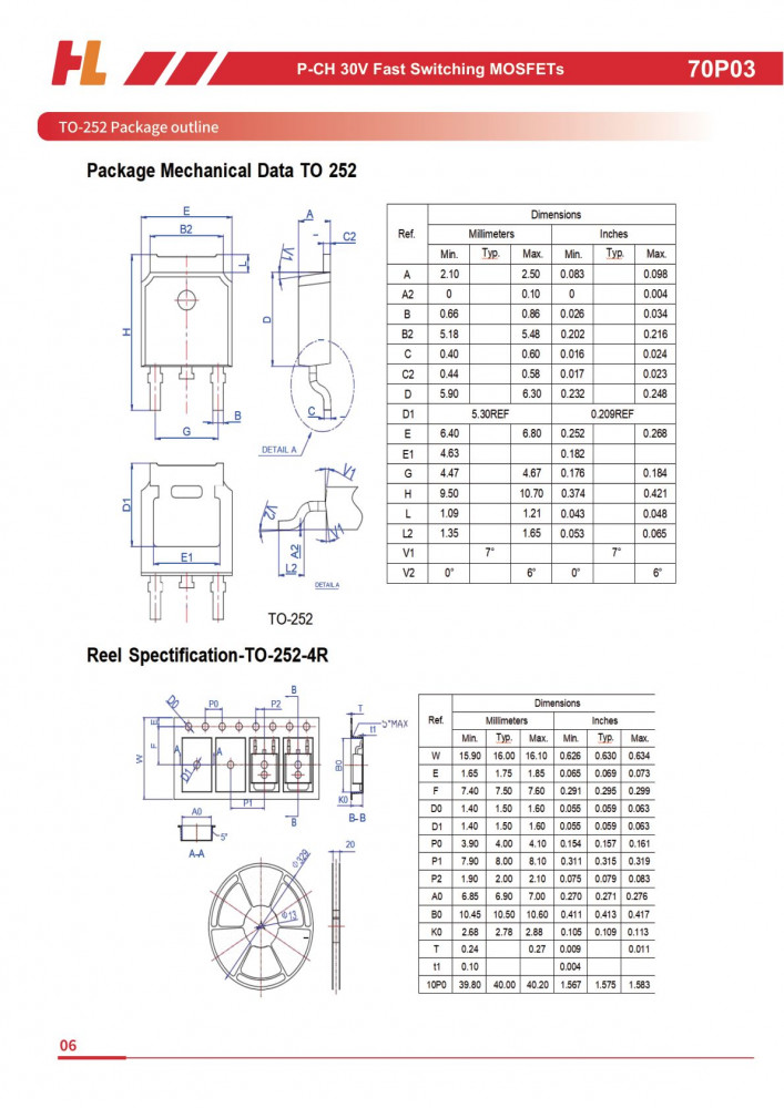 70P03 datasheet page 6