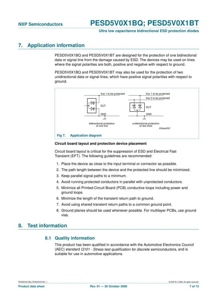PESD5V0X1BT datasheet page 8