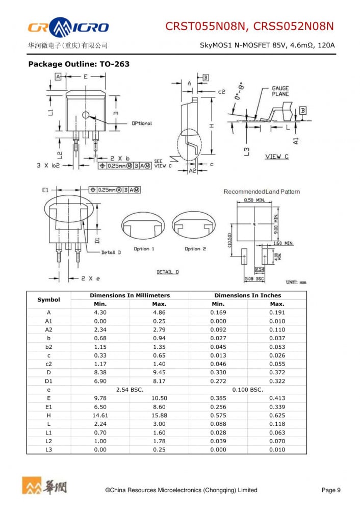 CRST055N08N datasheet page 9