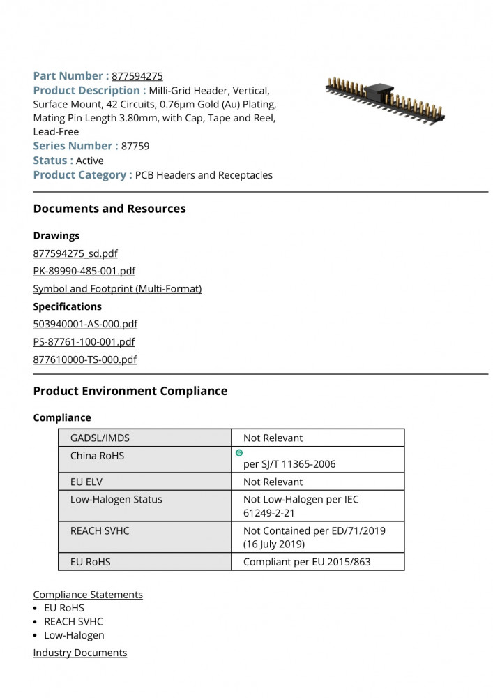877594275 product document image, page 1