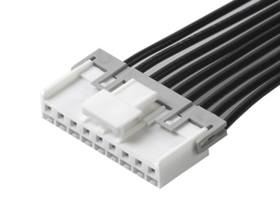 Mini-Lock-to-Mini-Lock Off-the-Shelf (OTS) Cable Assembly, 2.50mm Pitch, Female-Female, Single Row, 300.00mm Length, 7 Circuits, Natural