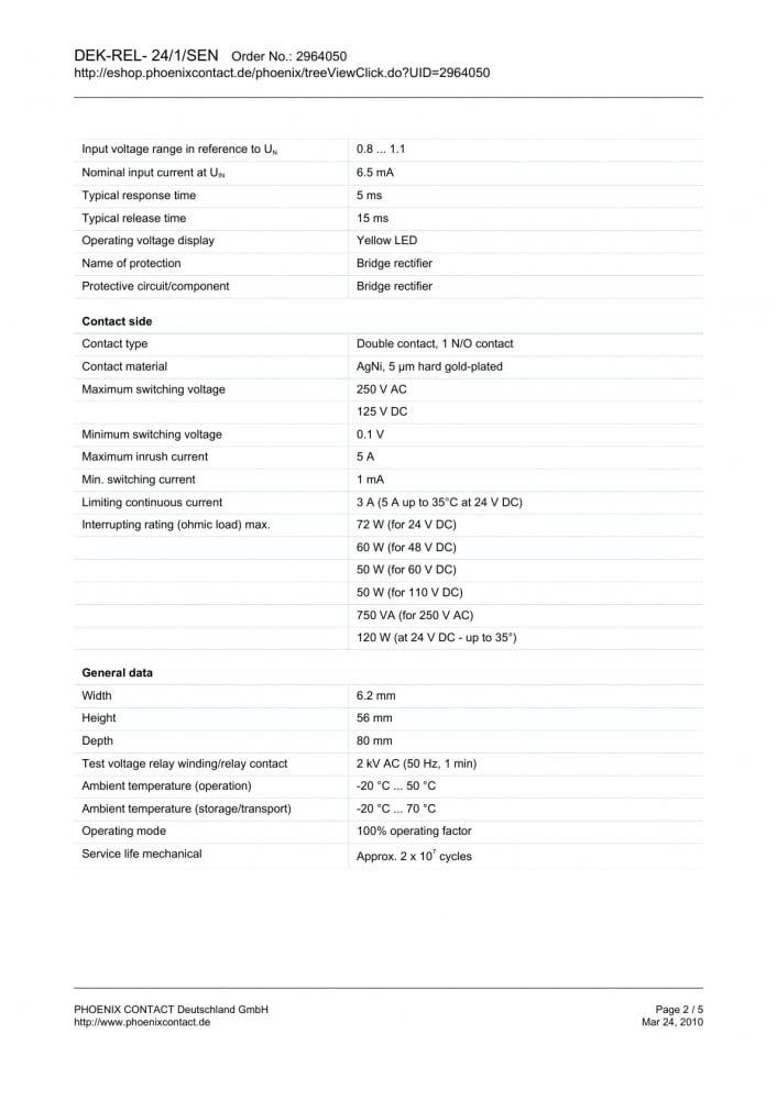2964050 technical document page 2