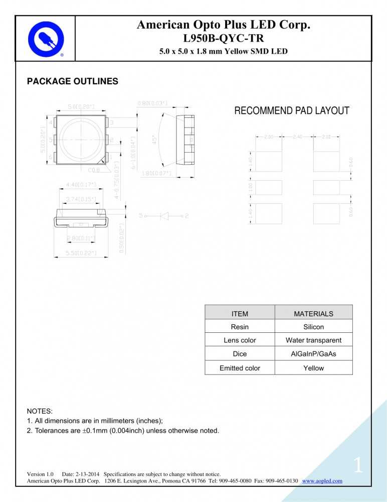 L950B-QYC-TR datasheet page 1