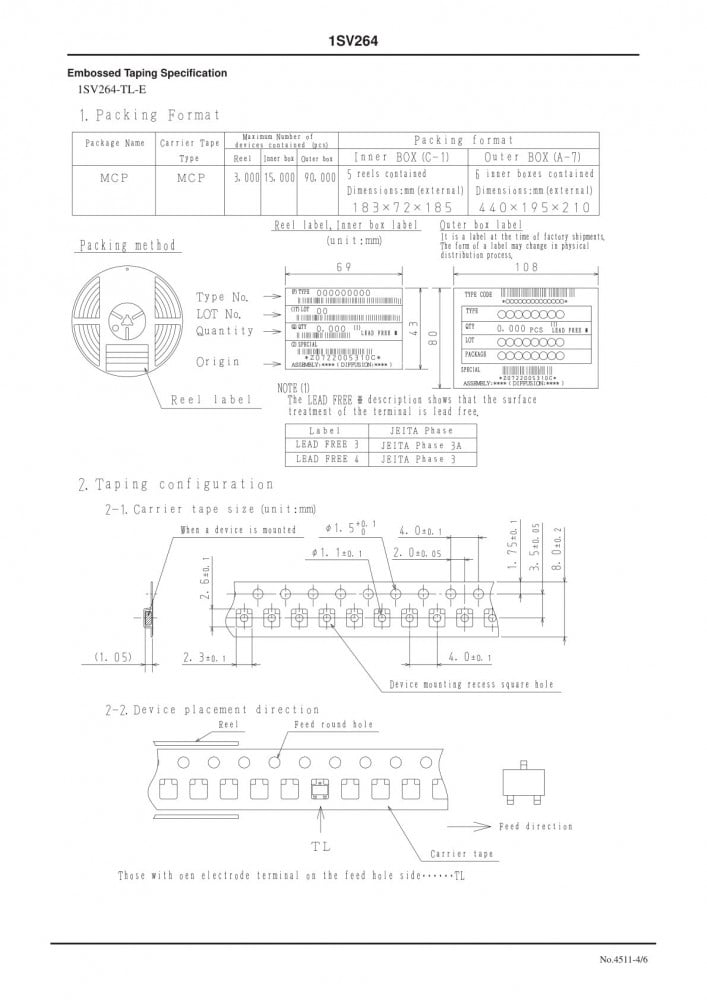 1SV264-TL-E datasheet page 5