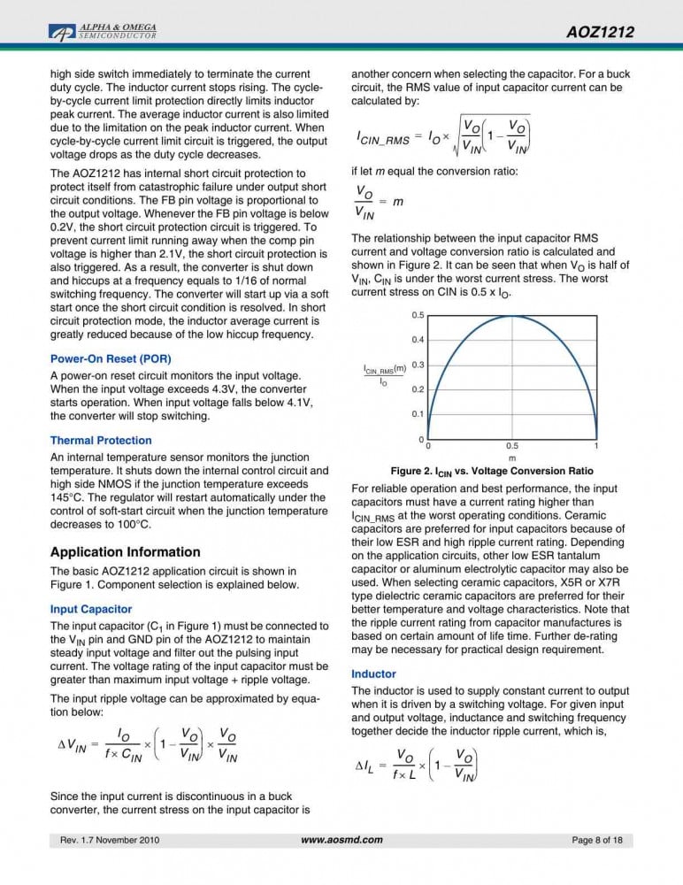 AOZ1212AI datasheet page 8
