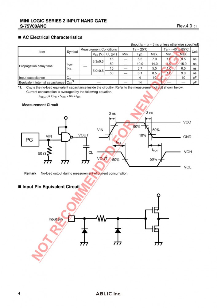 ABLIC S-75V04ANC-5V5-TFG datasheet page 4