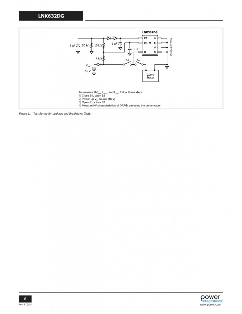 LNK632DG datasheet page 8