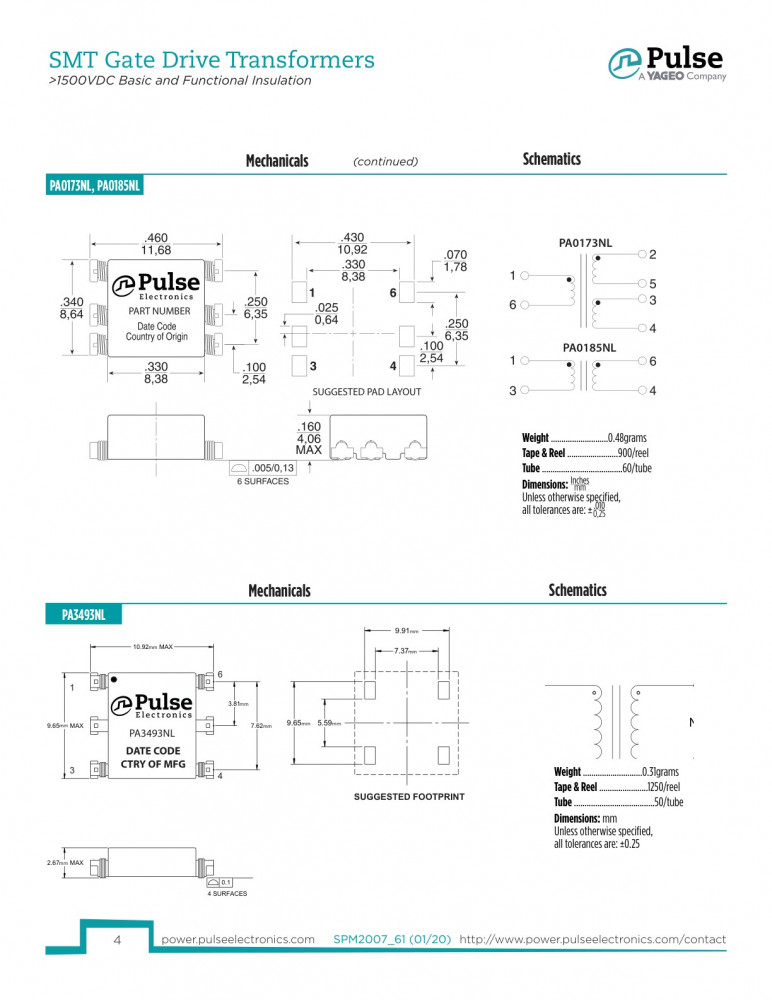 PA3493NL technical document page 4