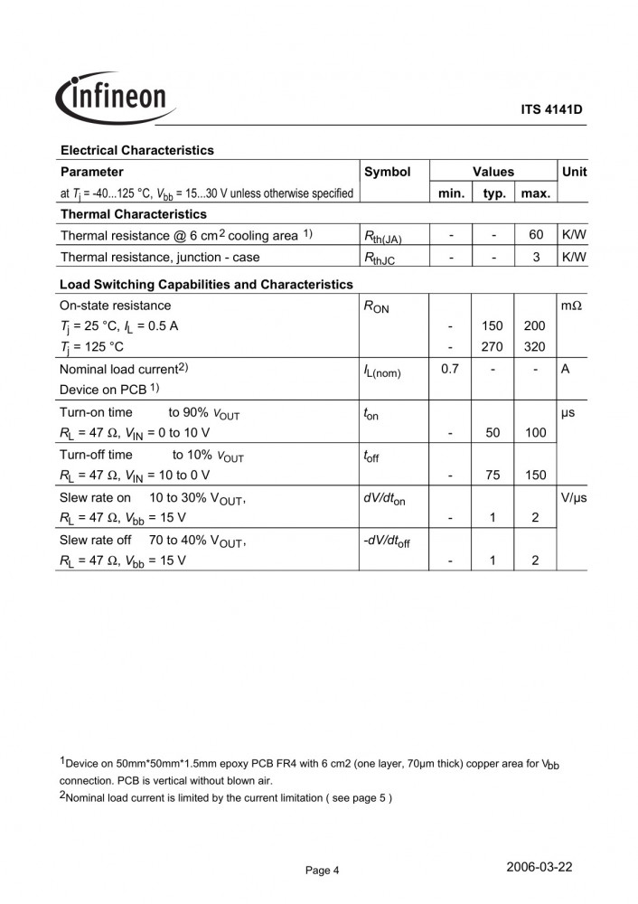 ITS4141D datasheet page 4