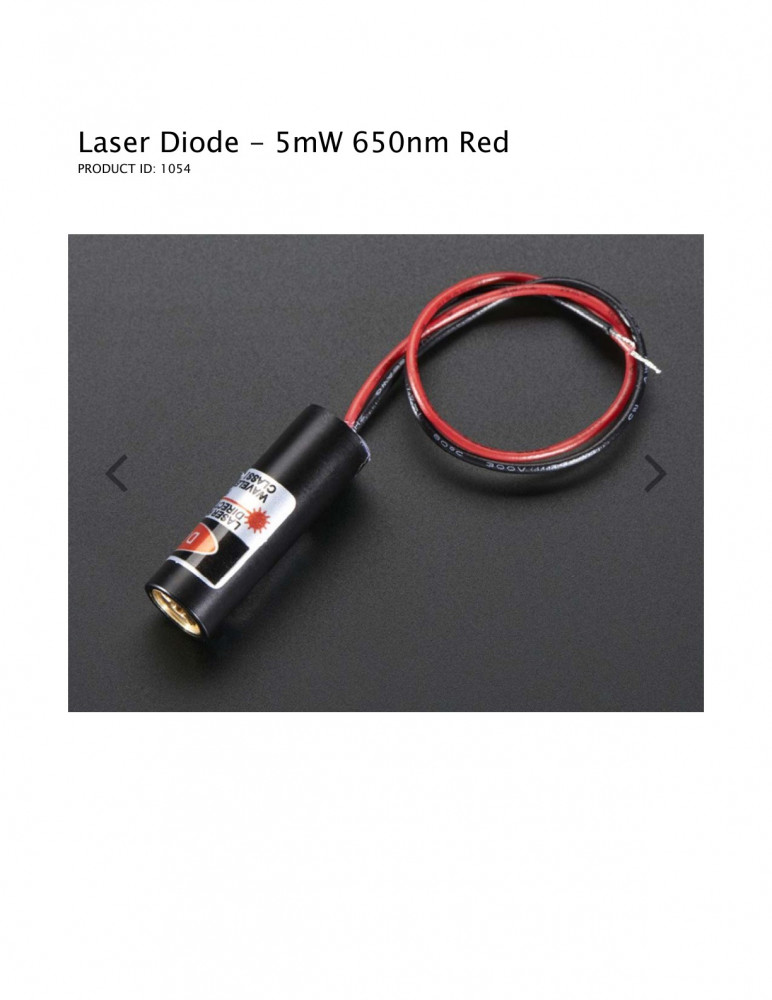 Model 1054 product visual, page 1