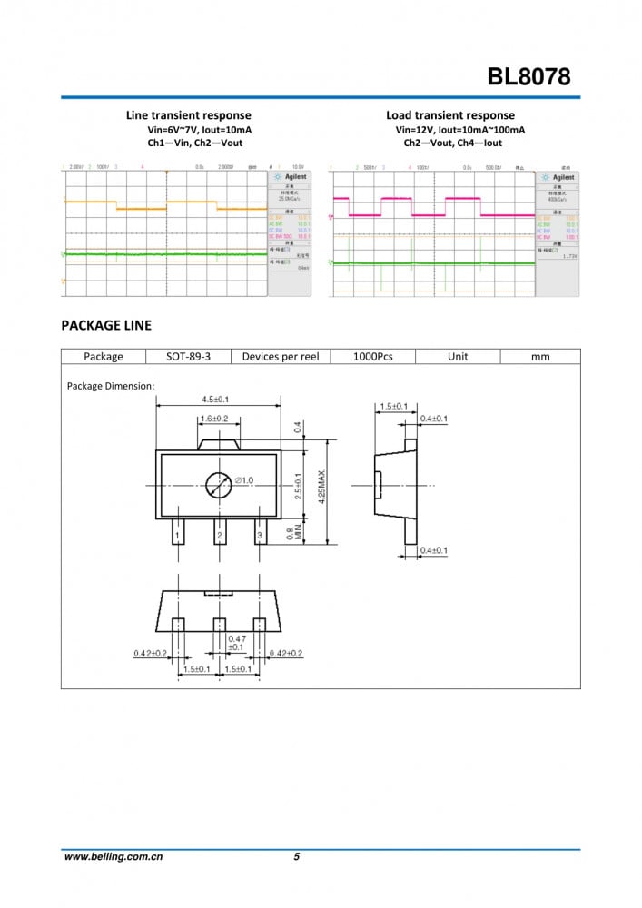 BL8078 datasheet page 5