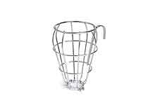 100W Guard Open-End without Reflector, Steel, Zinc Plated