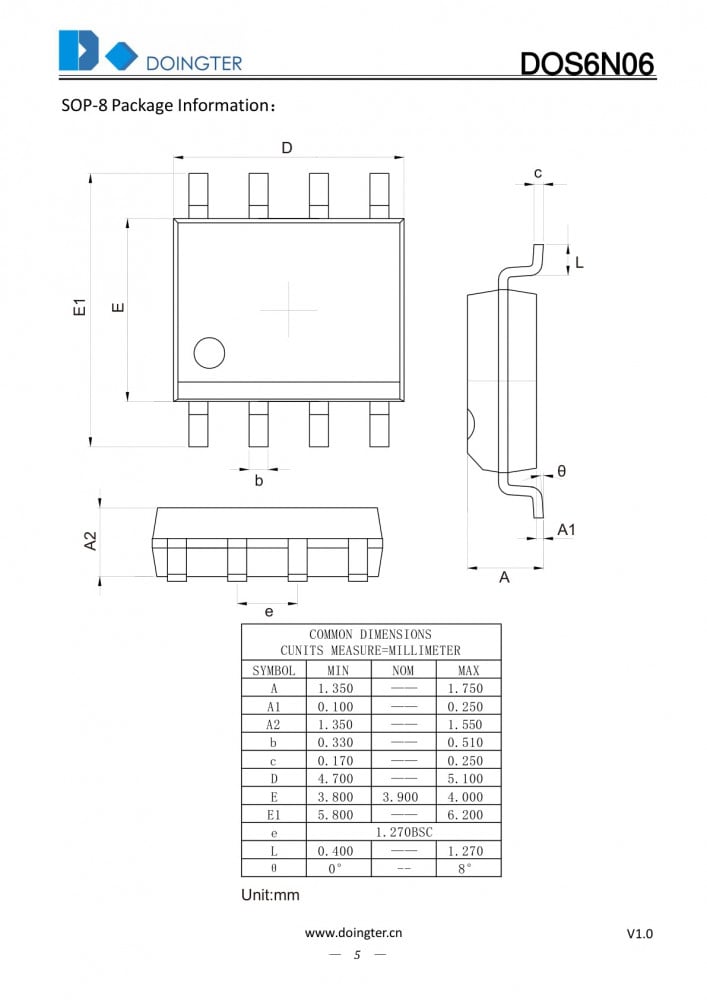 DOS6N06 datasheet page 5