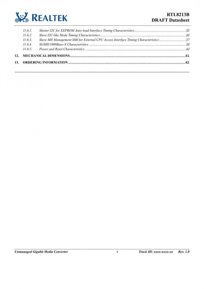 RTL8213B-CG datasheet page 5