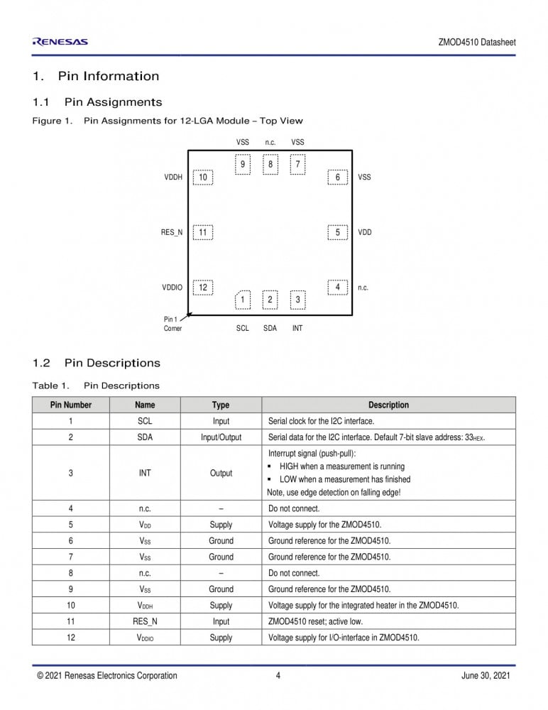 ZMOD4510 documentation page 4