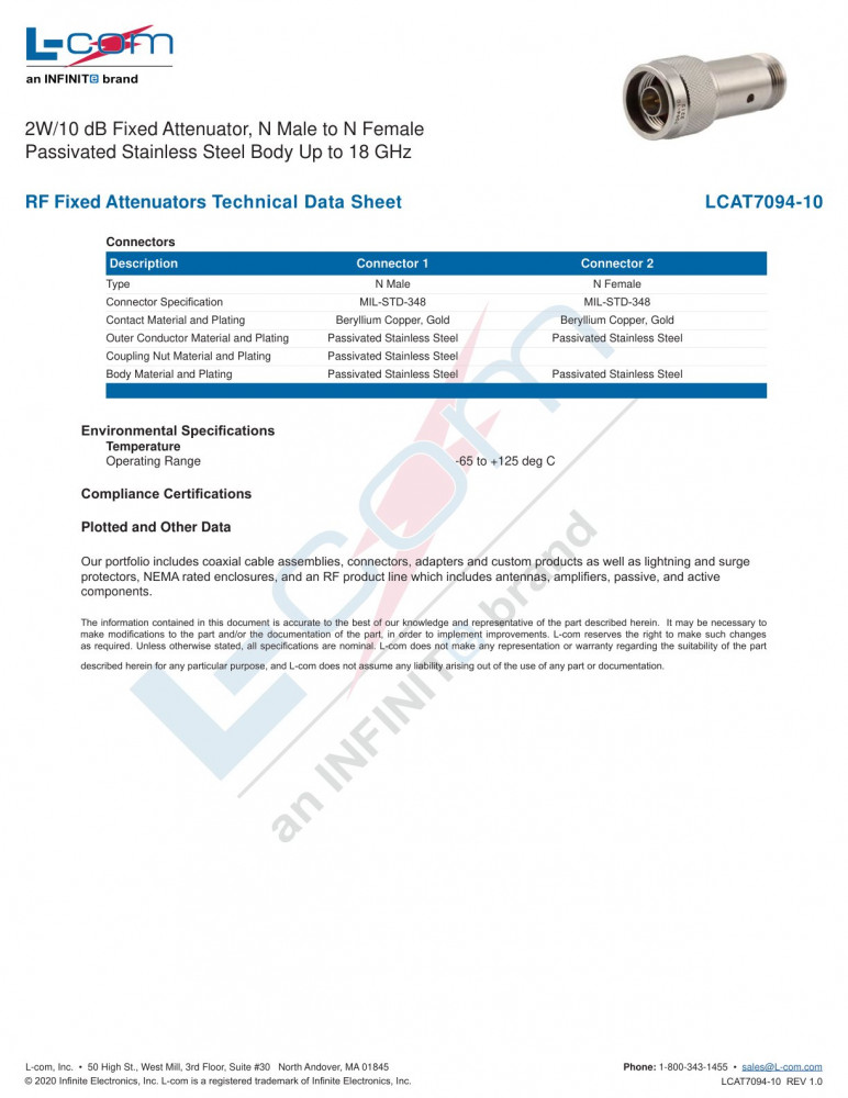 LCAT7094-10 datasheet page 2