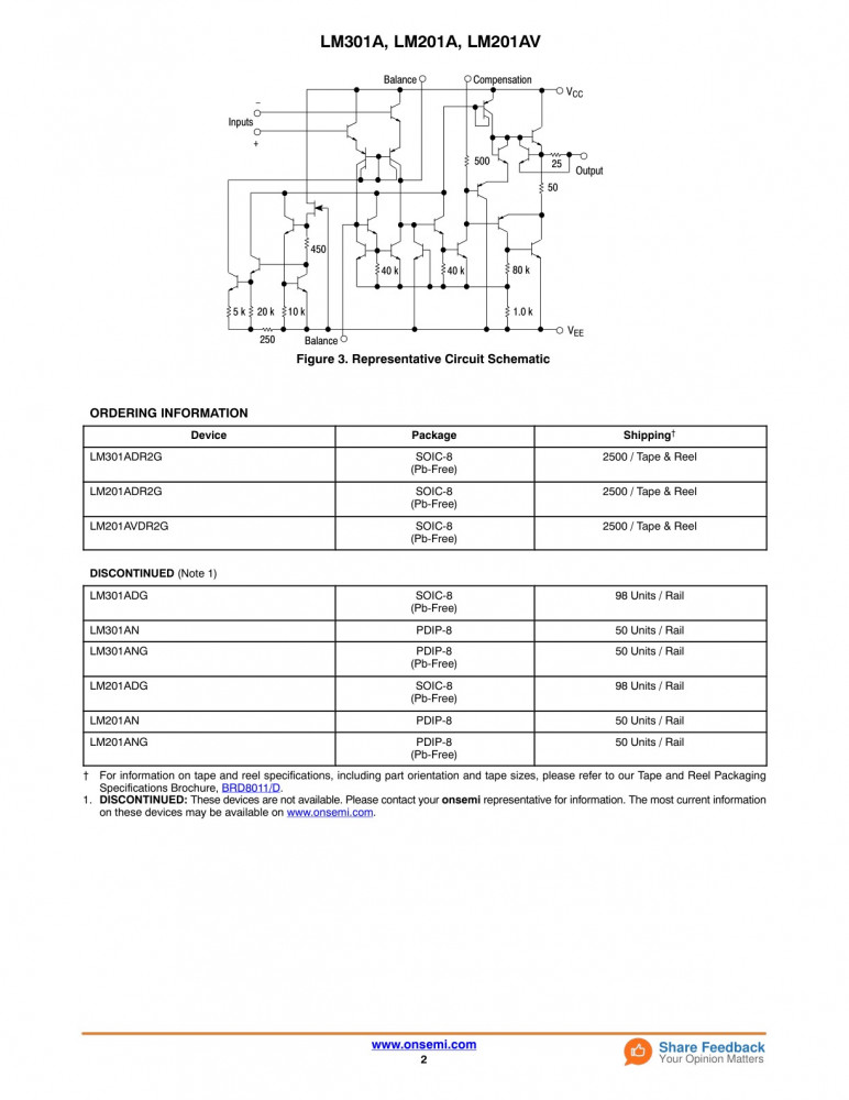 LM201A technical document, page 2