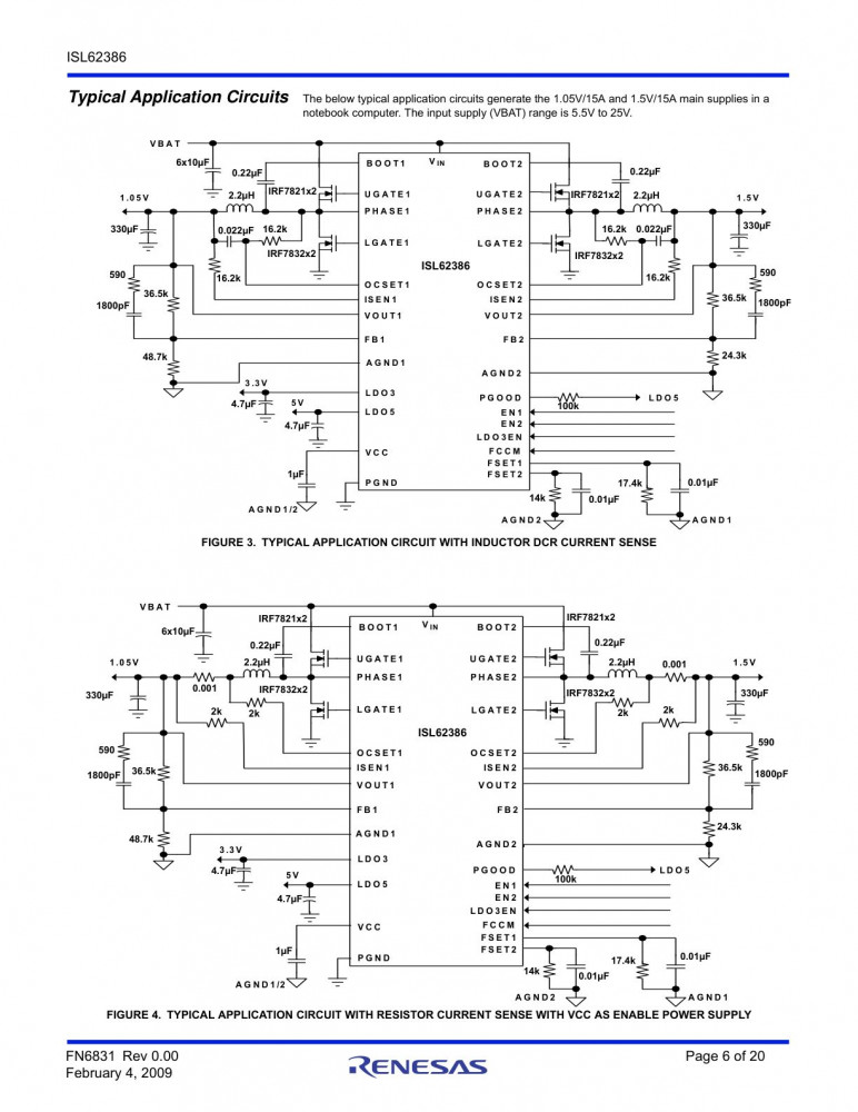 ISL62386HRTZ datasheet page 6