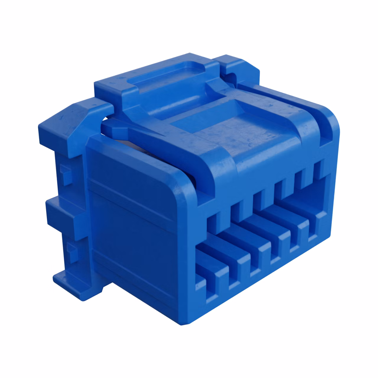 Micro-Lock Plus TPA Type Receptacle Housing, 1.25mm Pitch, Dual Row, Positive Lock, 12 Circuits, Blue for sale