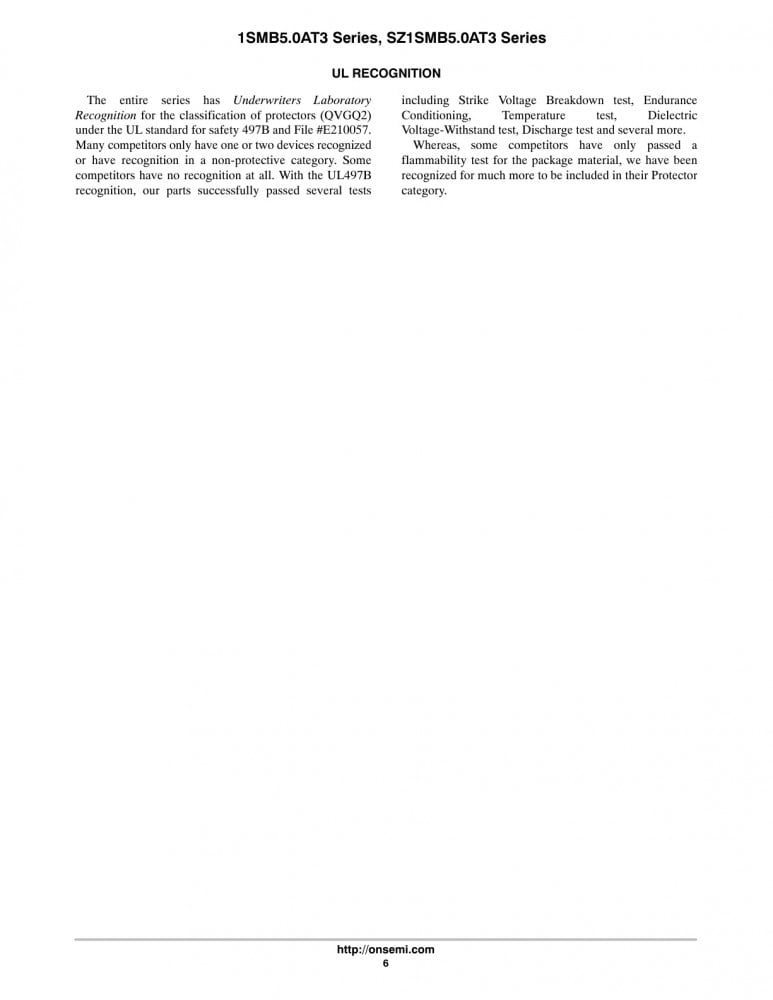 SZ1SM18AT3 datasheet page 6