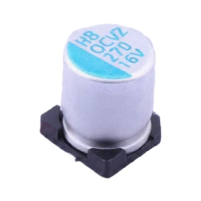 Lelon OVZ390M1CTR-0606 Aluminum-Polymer Capacitor