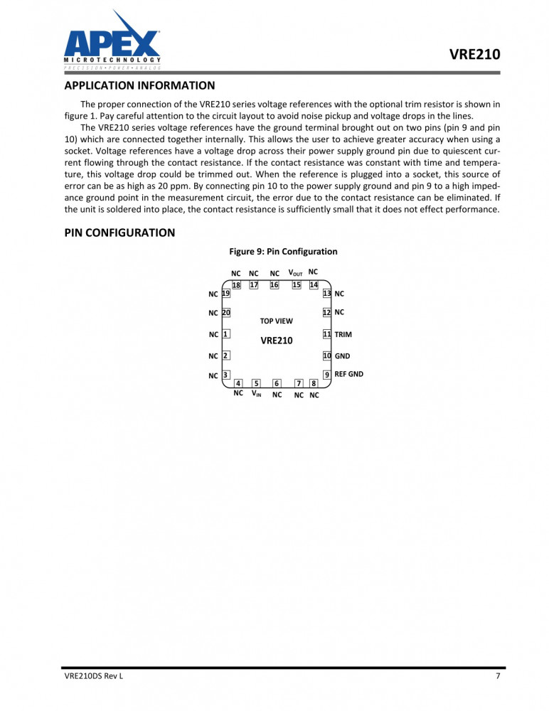 VRE210 technical document page 7