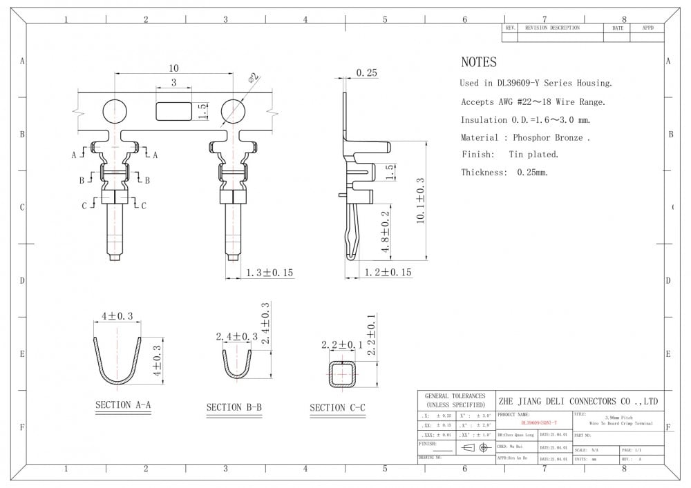 DLL SDN-T technical drawing page 3